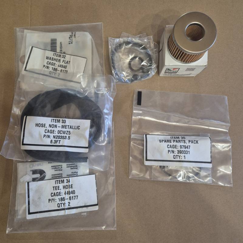 MEP-802A 5 kW TQG Tier 1 Service Kit - Surplus du Saintois